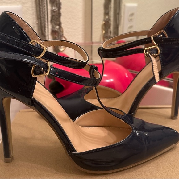 Shoes | Elegant Navy Stiletto Heels | Poshmark